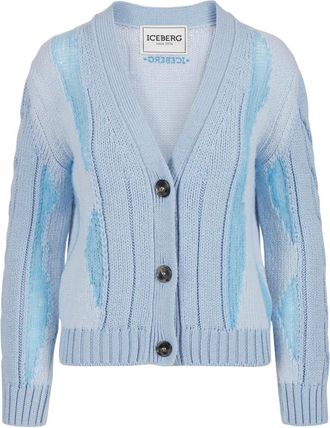 Iceberg Damen, Strickwaren, Blau, MGröße