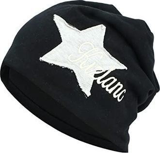 Generic Pull pour homme et femme - Chapeaux chauds et tendance - Bonnet empilable - Capuchon doreille r&eacute;sistant au gel - Couvre-chef dhiver, Noir, Taille uniq