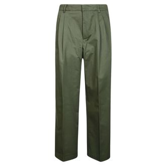 Amaranto Pantalone Cuciture Laterali - - Trousers - Herren - Gr&uuml;n - S