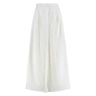 Max Mara Weite Hosen - - Trousers - Damen - Wei&szlig; - S