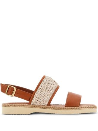 Hogan Gewebte Sandalen - Braun