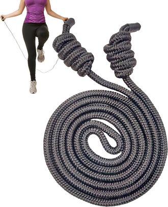 Generico Fitness-Springseil: verstellbares Springseil von 3 m, langlebiges Durchflussseil, Aktivierung des gesamten K&ouml;rpers, Trainingswerkzeug mit rutschfestem
