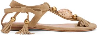 Alberta Ferretti Femme, Chaussures, Beige, Taille: 37 EU Sandales