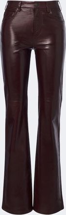 Nili Lotan Pantalon &eacute;vas&eacute; Joan en cuir
