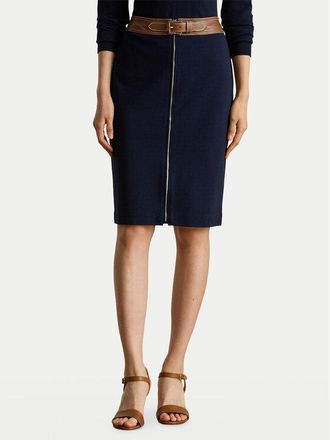 Lauren Ralph Lauren Bleistiftrock 200980024001 Dunkelblau Slim Fit