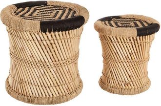 Atmosphera Atmosphera - 2 Tables gigognes en bambou Nomade