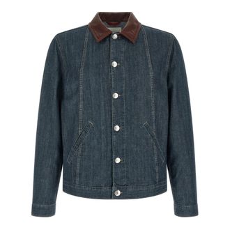 Brunello Cucinelli Denim Jacket - - Jackets - Herren - Blau - XL