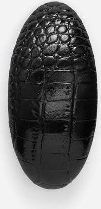 Arket Haarspange Aus Leder Mit Kroko-Effekt -Schwarz