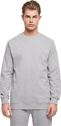 Build Your Brand Basic Crewneck Heather Grey XXL