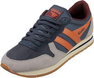 Gola Daytona Baskets classiques pour homme Bleu marine Orange, Bleu marine/orange., 42 1/3 EU