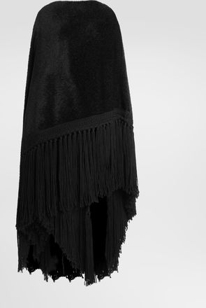 Dolce & Gabbana Cape Aus Wolle - Frau Collection Schwarz 36