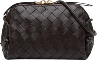 Bottega Veneta Sac bandouli&egrave;re Mini Loop Pre-owned - Femme - Pre-owned - Brun - Taille: ONE Size