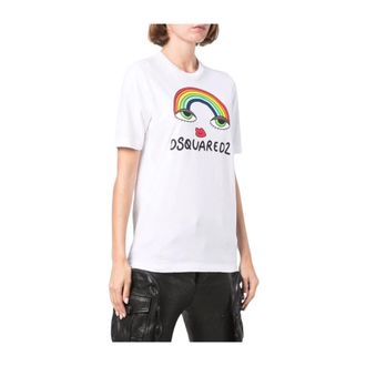Dsquared2 T-Shirt S72Gd0362 - - Tops - Damen - Wei&szlig; - L