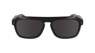 Calvin Klein Unisex CK24504S Sunglasses, 001 Black, 56