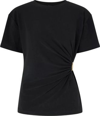 Pinko Pinko, Femme, Blouses et Chemises, Noir, Taille: 38 FR Mary Maglia T-shirt