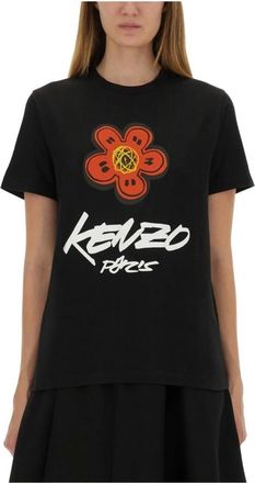 Kenzo Femme, Tops, Noir, Taille: 36 FR T-Chemises