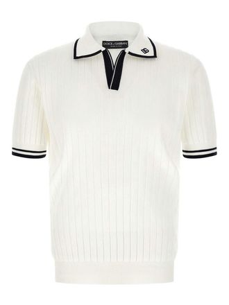 Dolce & Gabbana Polo - Blanc
