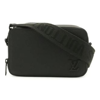 Louis Vuitton Pre-owned Aerogram Alpha Wearable Wallet Grained Calf Leather Shoulder Bag - Femme - Pre-owned - Noir - Taille: ONE Size