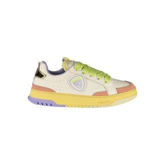 Blauer Leather Sneaker - - Shoes - Damen - Mehrfarbig - 38 EU