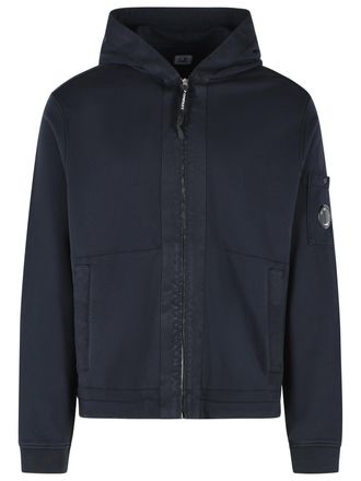 C.P. Company C.P. Sweat-shirt en coton bleu Company