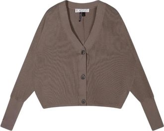 10 Days Cardigan col en V - Femme - Pulls - Brun - Taille: 40 FR