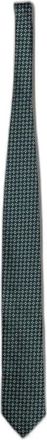 Ermenegildo Zegna Cravate Jacquard en Soie - Homme - Accessoires - Vert - Taille: ONE Size