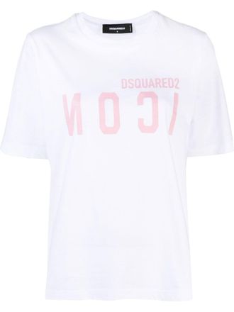 Dsquared2 t-shirt &agrave; logo imprim&eacute; - Blanc