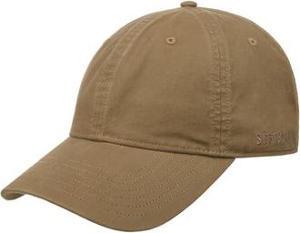 Stetson Casquette Ducor Sun Guard Femme/Homme - en Coton Fitted Protection Solaire avec Visiere, Ferme a lArriere Ete Printemps-ete - XXL (62-63 cm) Olive