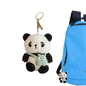 Generico Panda Key Chain - Mignon Plushincant, Adorable Accessoire Pour Keyring Animal | Backpack Auto Sacs D&eacute;coration, Charme En Peluche Doux Pour Les Femmes 