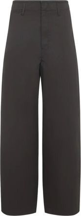 Christophe Lemaire Femme, Pantalons, Brun, Taille: 36 FR Ristretto Large Chino Pants