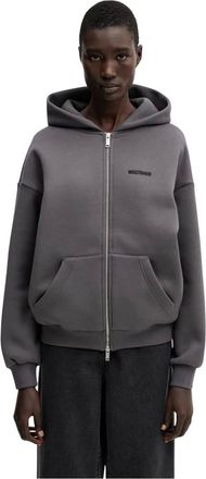 Worst Behavior Wrstbhvr, Femme, Sweatshirts et sweats &agrave; capuche, Gris, Taille: 40 FR Diago V2 Zip Sweat &agrave; capuche