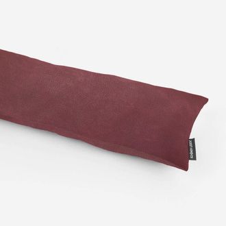 Sch&ouml;ner Leben Zugluftstopper Kunstleder Dust Uni Bordeaux, Auswahl:100cm L&auml;nge
