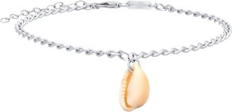 Julie Julsen JJACF0721.1 Damen Fußkettchen Muschel Silber 925 26 cm