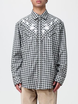 Kenzo Vichy-Karo-Hemd im Western-Stil aus Baumwolle mit Stickerei