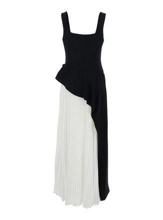 SIMKHAI Womens Dress Zayla White-Black White/black