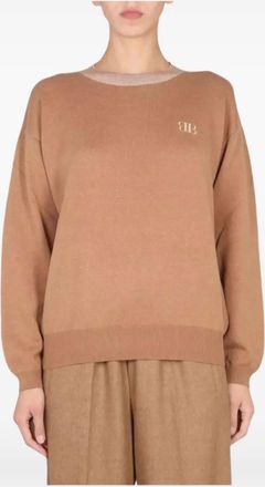 Ballantyne pull à manches longues - Tons neutres