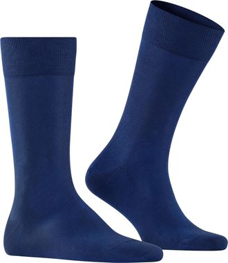 Falke Herren Socken blau Baumwolle & Mix unifarben