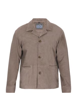 Dreimaster Dreimaster Jacke M&auml;nner taupe grau