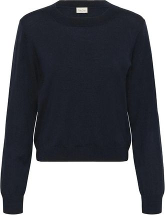 Part Two Femme, Pulls, Bleu, Taille: 36 FR Maille ras du cou