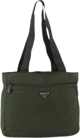 Prada Pre-owned Vintage Tote Bag - - Pre-owned - Damen - Gr&uuml;n - ONE SIZE