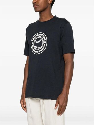 HUGO BOSS Graphic Print T-Shirt - Black