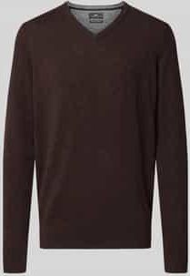 Fynch-Hatton Regular Fit Strickpullover aus Baumwoll-Mix mit Kaschmir-Anteil