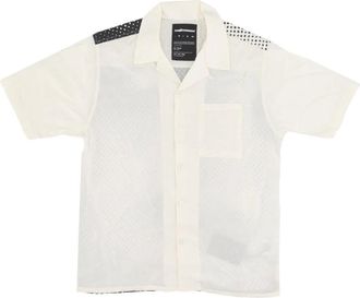The Hundreds Homme, Chemises, Blanc, Taille: XL Face Woven Short Sleeve Shirt