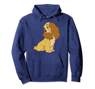 Disney Lady And The Tramp Lady Vintage Portrait Pullover Hoodie