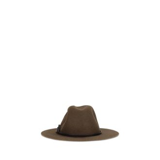 Brunello Cucinelli BRMCAP90233C2870BB Fedora - Brown