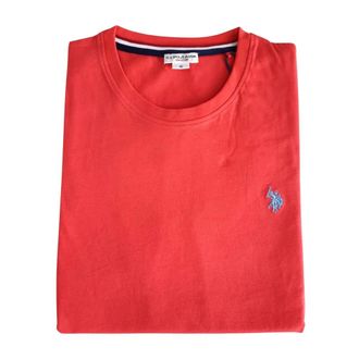 U.S.Polo Association Mick 65060 T-shirt - - Tops - Herren - Rot - XL