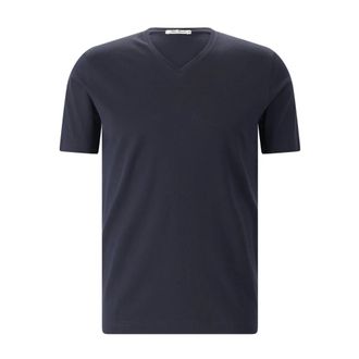 Stefan Brandt V-Ausschnitt T-Shirt - - Tops - Herren - Blau - 2XL