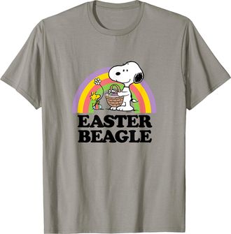 Peanuts Snoopy and Woodstock Osterbeagle, Regenbogen T-Shirt