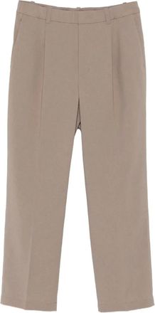 Goldwin pantalon à design plissé - Marron