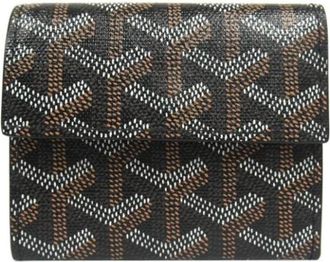 Goyard unisex, Pre-owned, Noir, Taille: ONE Size Portefeuille en tissu Pre-owned